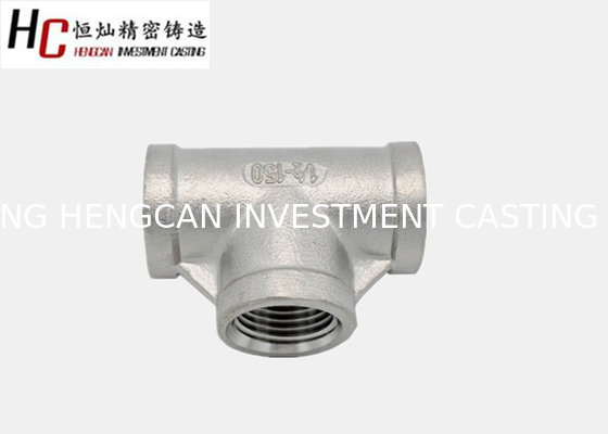 BSPT NPT Female threaded1/2" 3 way Stainless Steel 304 316Threaded Pipe Fitting