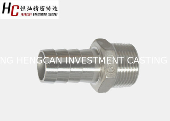 investment casting stainless steel 304 316 NPT,BSP male threaded 2" hose nipple