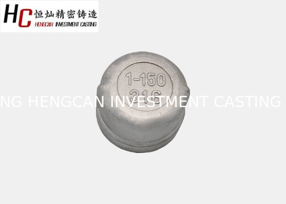 AISI304,316 Cast Low Pressure BSP Female Threaded 1" pipe end round caps