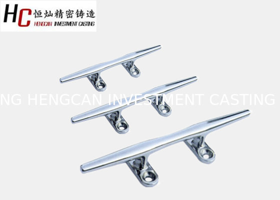 SS316 Investmetn casting Marine Boat Mooring mirror polishing 4"-10" flat Cleat