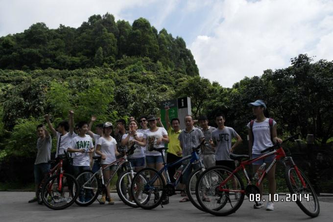 HongshengJi Active Team took part in Cycling Travel in August