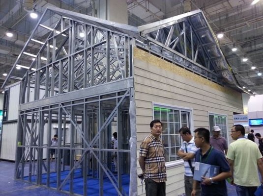 Movable Prefab Modular House By Galvanized Steel Frame Contemporary Style