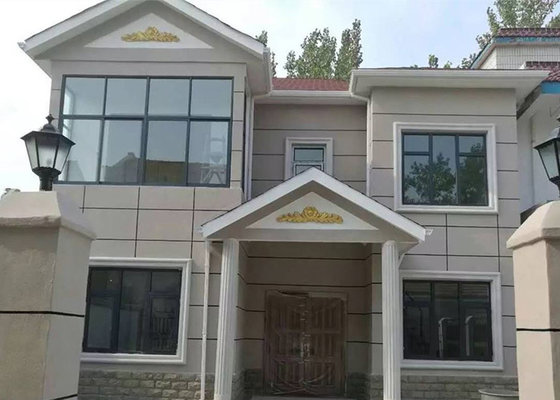 Luxury   Prefabricated  Light Steel Villa With Car Garage Bedroom Kitchen