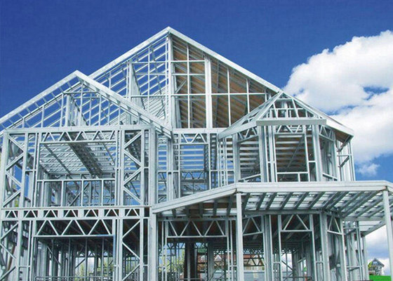 Casa de la casa prefabricada del marco de acero del complejo de viviendas