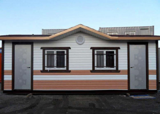 Casa prefabricada de lujo de la casa del contenedor, constructores prefabricados del envase de la fábrica del sitio de la demostración