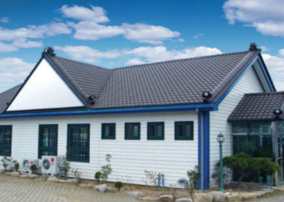 Modernes modulares vorfabrizierthaus, 2 Versandverpackungs-Haus-Licht und zuverlässiges