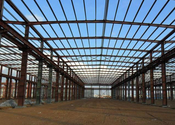 Commercial  Steel Frame Greenhouse galvanized  strong steel structure shade