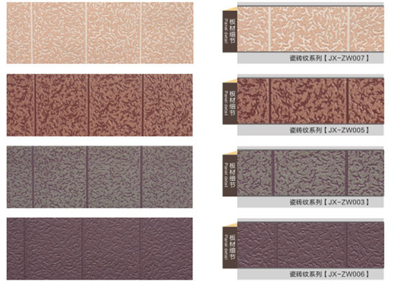 Architectural Exterior  Prefabricated Insulated Wall Panels Significant Energy Saving