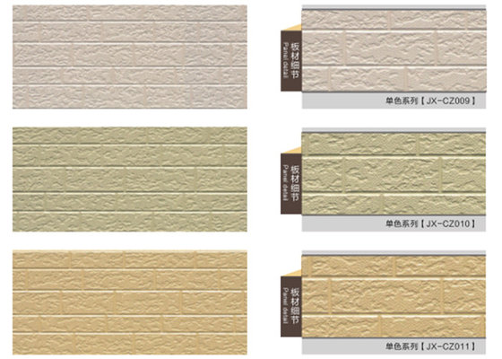 Insulated Colored Metal Roof Panels  Sound Absorbing High Density  Faux  Type