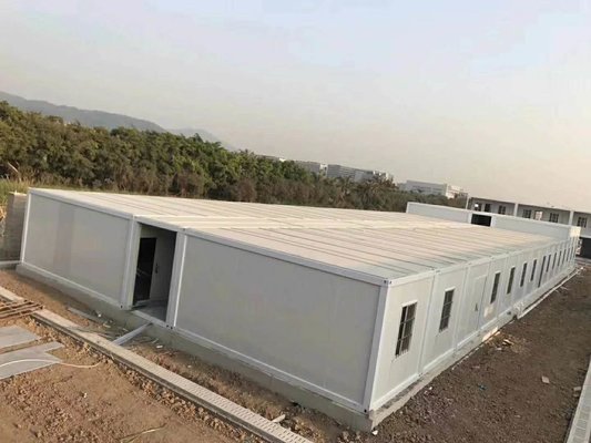 Prenda impermeable modular prefabricada de los hogares del contenedor de cargo del marco de acero incombustible