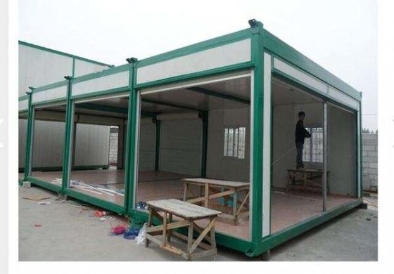 Hogares pre manufacturados del envase de la oficina, hogares prefabricados portátiles del contenedor para mercancías