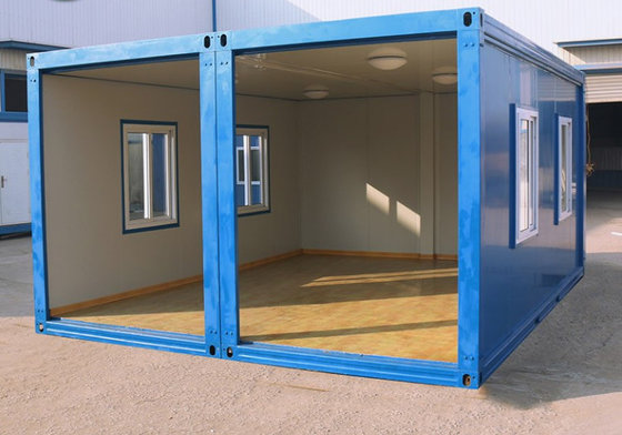 Transporte conveniente del envase del estilo europeo prefabricado hermoso moderno de la casa diverso