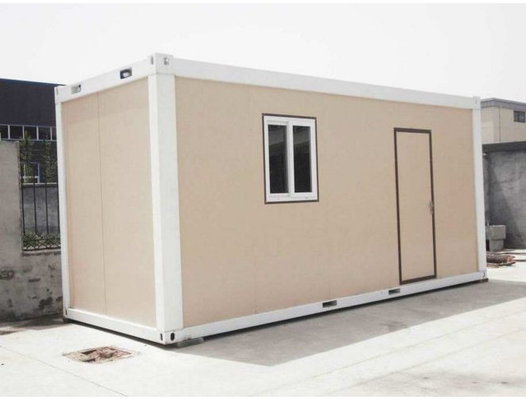 Casa prefabricada de la casa del envase del marco de la estructura de acero con la cocina del retrete modificada para requisitos particulares
