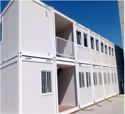 Fast Build Container House Prefab ,  Duplex Prefab Shipping Container House For Living Office Dormitory