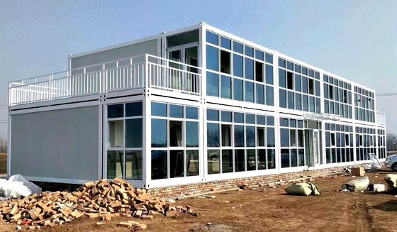 La casa prefabricada viva de la casa del envase, Portable recicló hogares del contenedor