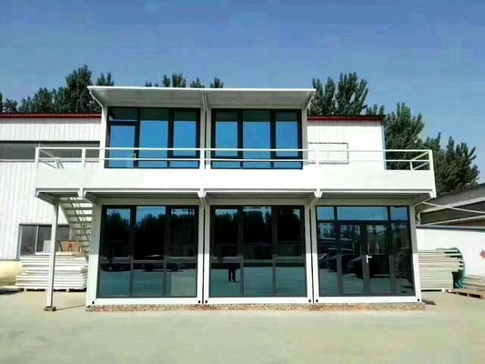 2 Storey Container House Prefab Office Modular Prefabricated Container Home Building