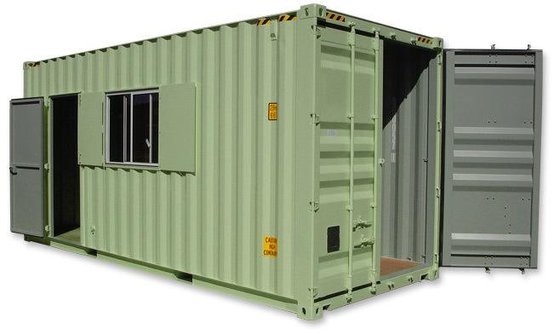 Casa modular hermosa del envase, casa modular de envío ISO9001 de los 20ft