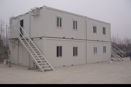 Casa prefabricada de la casa del envase del dormitorio del estudiante de la segunda planta con 1 dormitorio/1 balcón/1 cuarto de baño