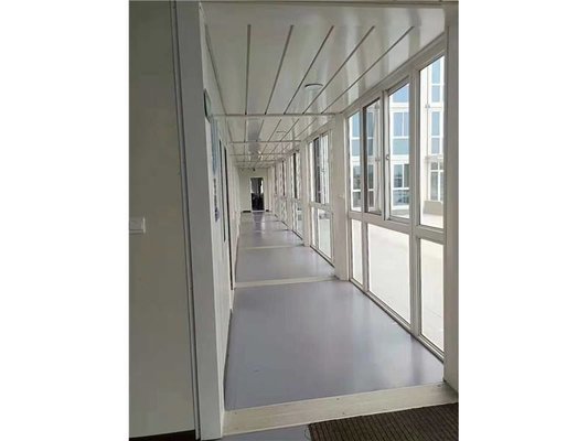 Casa prefabricada de la casa del envase del dormitorio del estudiante de la segunda planta con 1 dormitorio/1 balcón/1 cuarto de baño