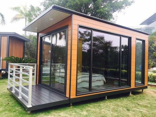 Casa prefabricada a prueba de agua y simple de la casa del envase con por todo el mundo