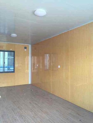 Casa del envase del blanco los 20ft/aluminio modulares de los hogares - cubra con cinc la hoja de acero del color