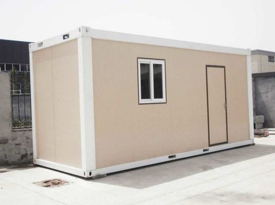Casa galvanizada del contenedor del acero los 20ft de Q235B tiempo de la vida de 20 años