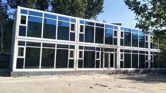 casa modular de envío de los 20ft, casa prefabricada hermosa del envase de Costomized