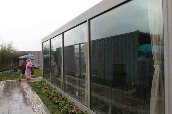 casa modular de envío de los 20ft, casa prefabricada hermosa del envase de Costomized