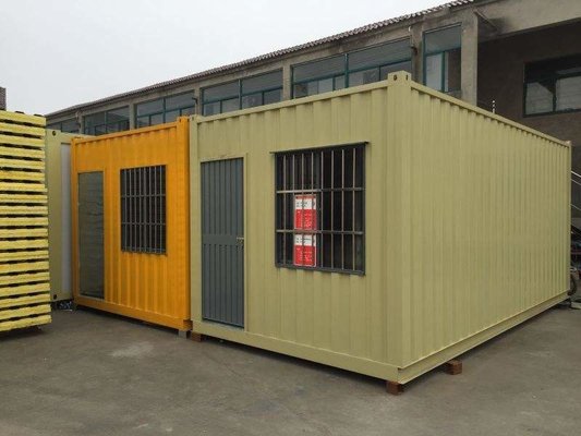 casa modular de envío de los 20ft, casa prefabricada hermosa del envase de Costomized