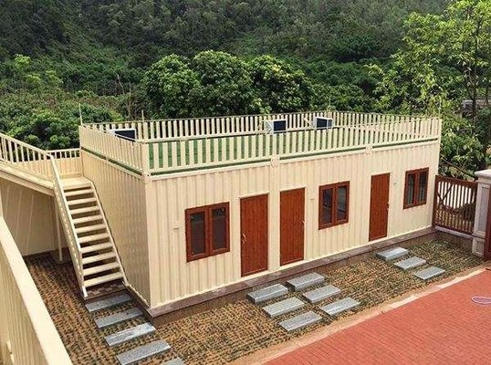 Asequible portátil equipado usando los contenedores para sísmico resistente de vivienda del viento