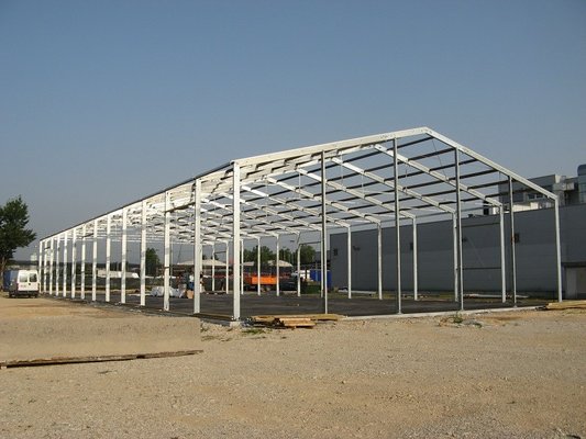 Light Portal Frame Steel Structure Warehouse Pre Assembled Environmental Friendly