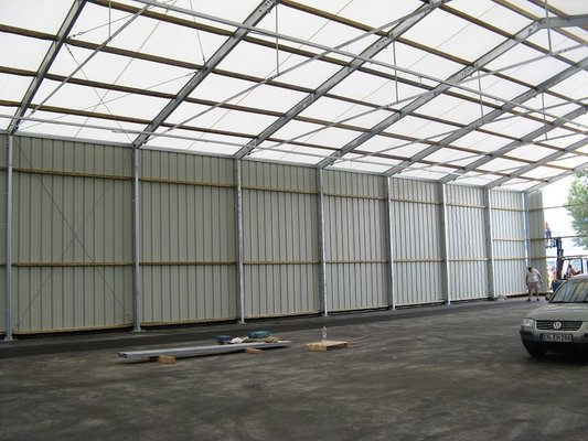 Light Portal Frame Steel Structure Warehouse Pre Assembled Environmental Friendly