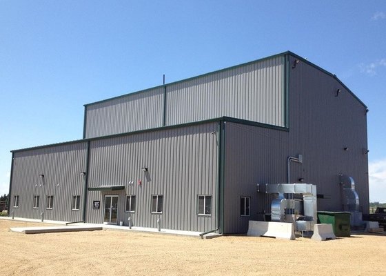 Prefabricated Steel Structure Workshop And Warehouse With High / Low Span