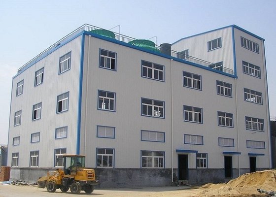 High Rise Multi Story Pre Built Steel Buildings , Food Processing Metal Workshop Building