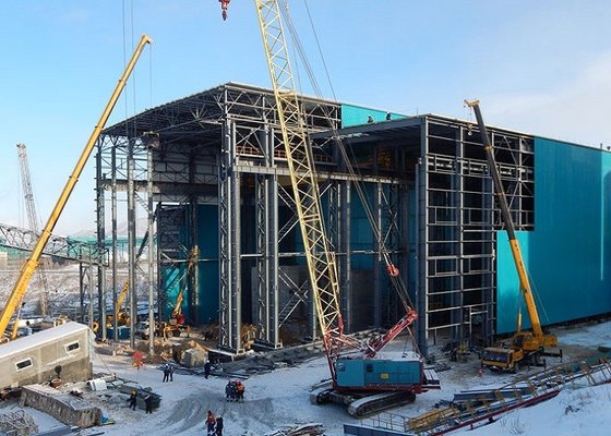 High Rise Multi Story Steel Building , Stable Industrial Prefab Steel Workshop