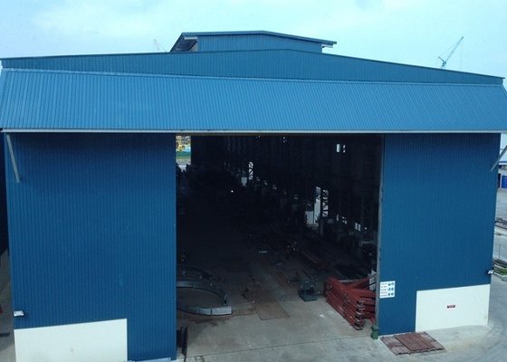 Light Gauge Steel Structure Workshop Members Manufacture Shed With Bolts Connection