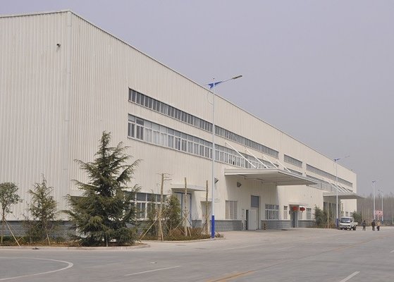Multiple Span Structural Steel Building Workshop Garage , Pre Built Metal Shops