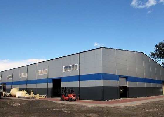 Movable Gabled Steel Structure Workshop Custom Metal Buildings Easy Erection