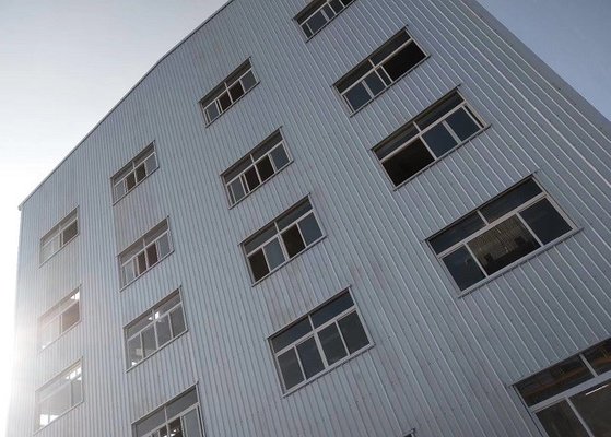 Steel Frame High Rise Buildings , Structural Steel Workshop Buildings Multiple Stories