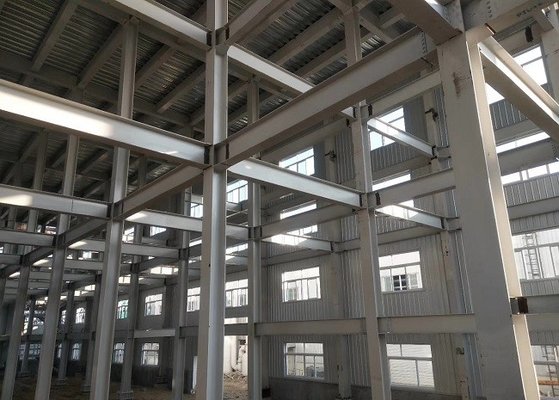 Steel Frame High Rise Buildings , Structural Steel Workshop Buildings Multiple Stories