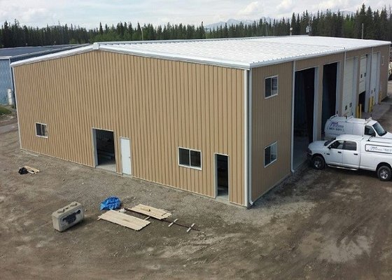 Labor Saving Prefab Steel Structure Building Vehicle Metal Parking Structures