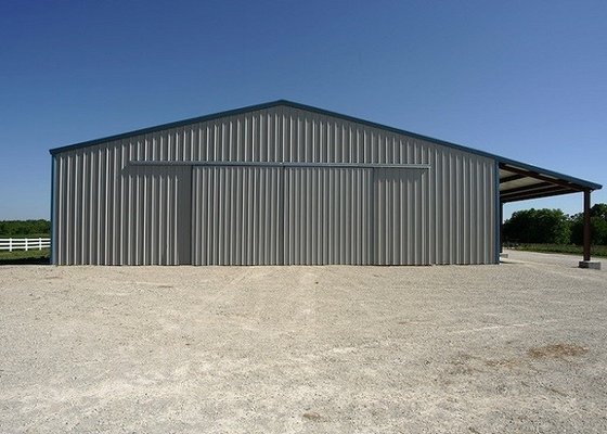 Light Gauge Prefab Steel Structure Building Farm Steel Structures 200km/H Anti Wind