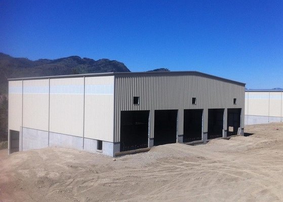 Commercial Prefab Steel Structure Building With Different Height Column