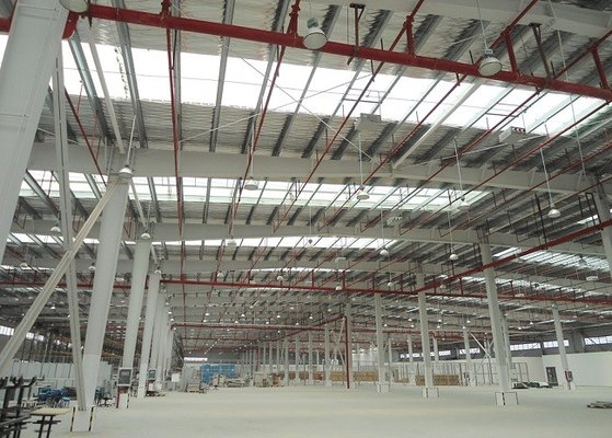 Pre Engineered Steel Buildings , Steel Portal Frame Building Used For Workshop