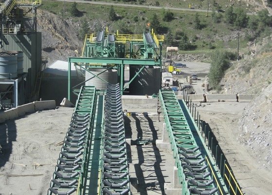 Prefabricated Industrial Steel Frame Buildings For Mineral Ore Processing ISO Approval