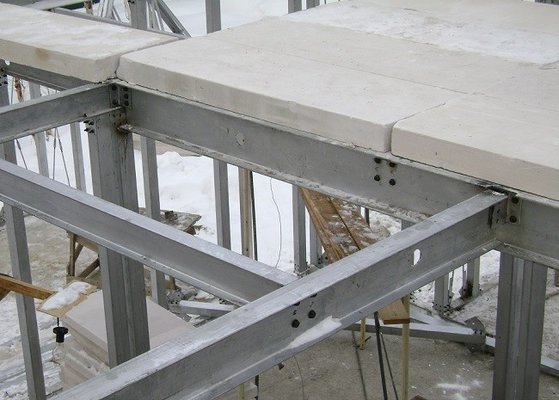 Modular Light Galvanized Steel Structure Villa Built In Russia ISO SGS Approved