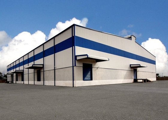 High Rise Pre Built Steel Structure Industrial Building With Design Drawing