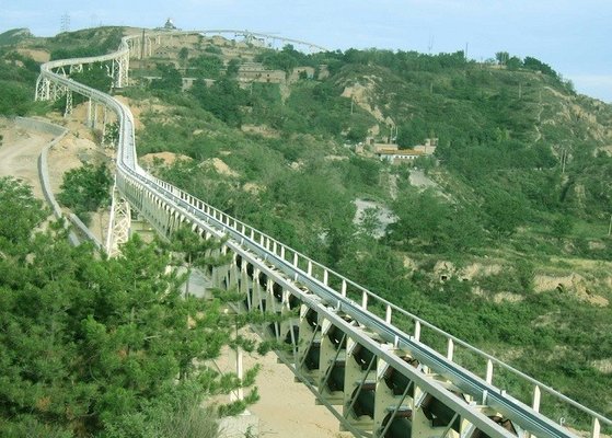 Prefabricated Steel Belt Conveyor Structure Gallery Used For Long Distance Transport