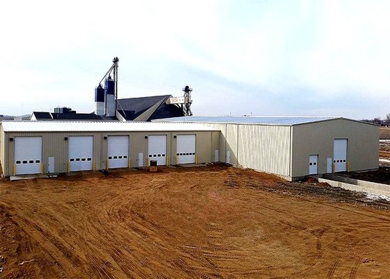 Architectural Structural Prefab Steel Workshop For Liquid Fertilizer Storage