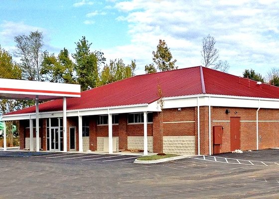 Brick Veneer Commercial Steel Frame Buildings Prefabricated Steel Structure